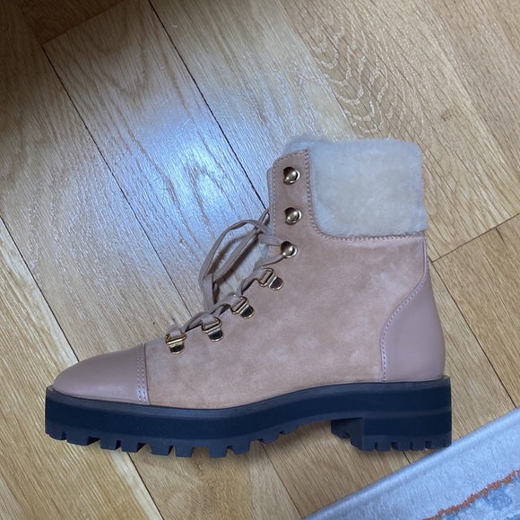 Stuart Weitzman | Shoes | Stuart Weitzman Shearling Lace Up Womens ...
